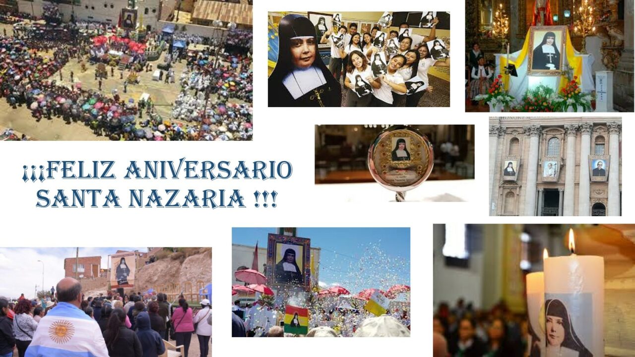 Anniversary of the Canonisation of St. Nazaria Ignatia | Misioneras ...